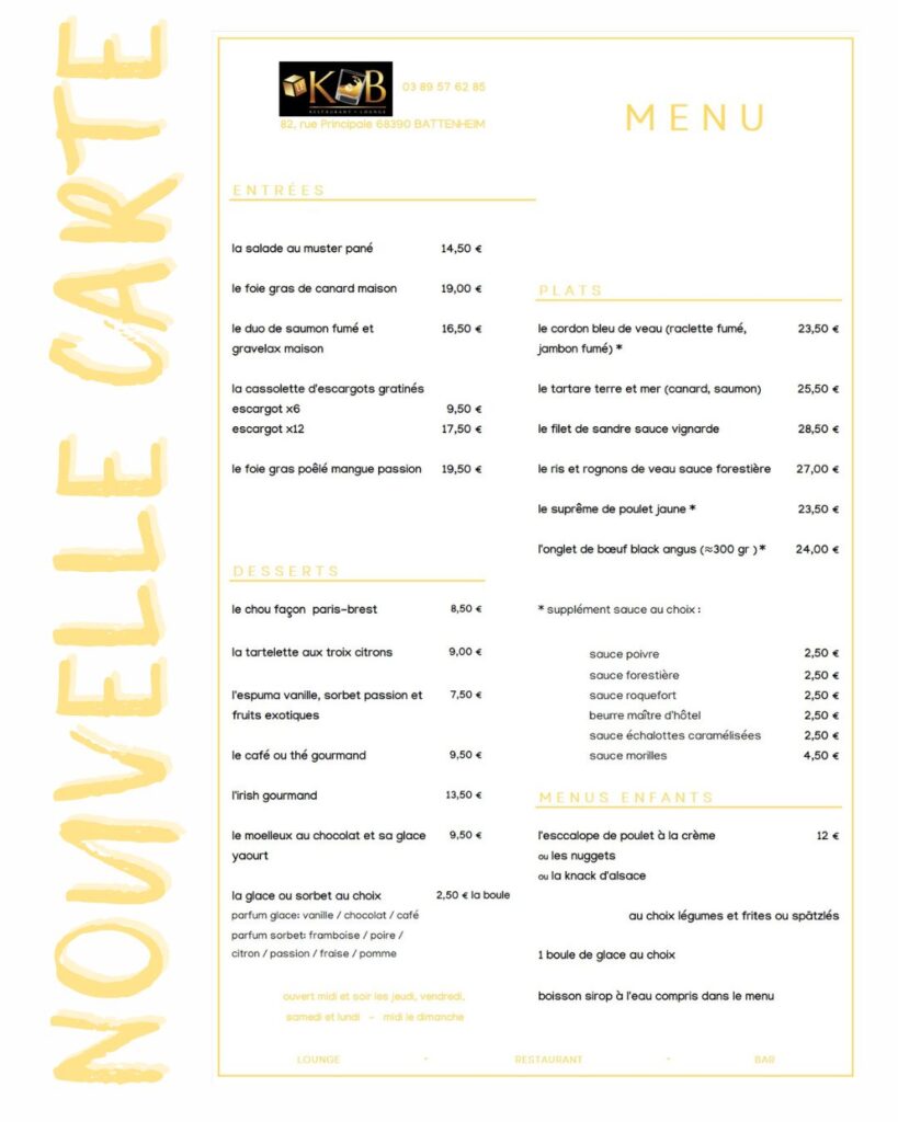 Restaurant le Kub - Restaurant Le Kub