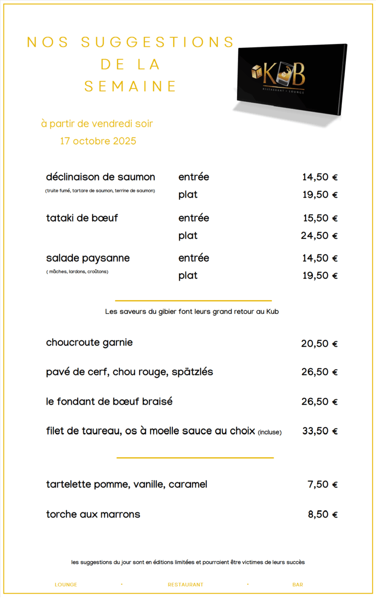 Restaurant Le Kub - Restaurant Le Kub